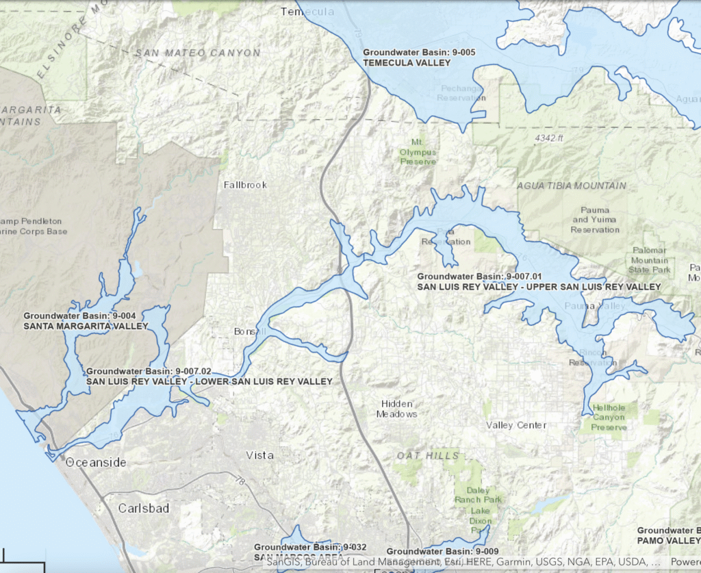 Upper San Luis Rey Valley (formerly San Luis Rey Valley) – Groundwater ...